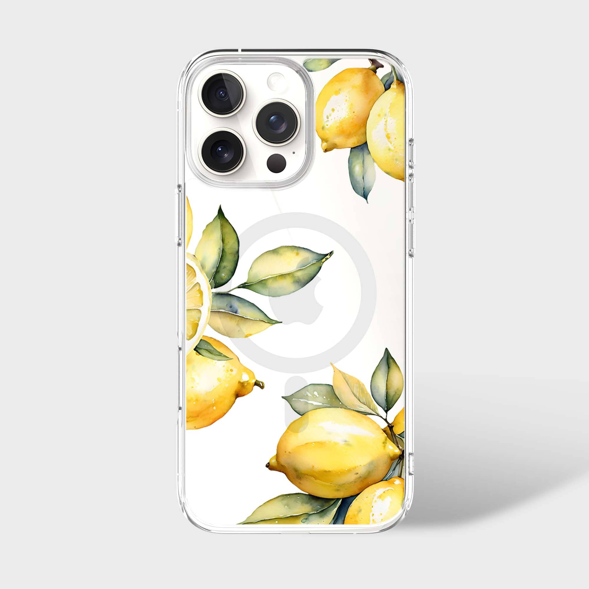 MagSafe iPhone 16 Pro Lemons Clear Case – Caseco Inc