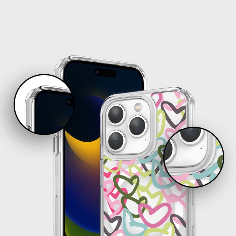 iPhone 15 Pro Clear Case - Graffiti Design – Caseco Inc